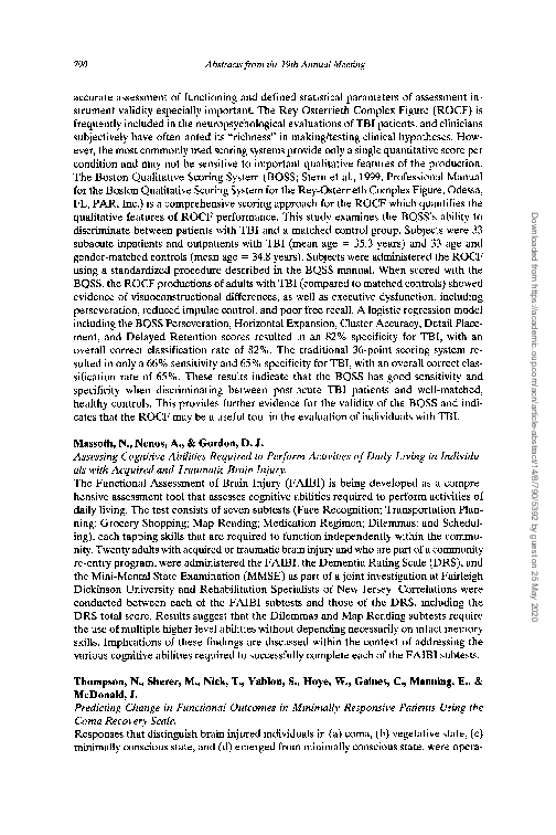 (PDF) Predicting change in functional outcomes in minimally responsive ...
