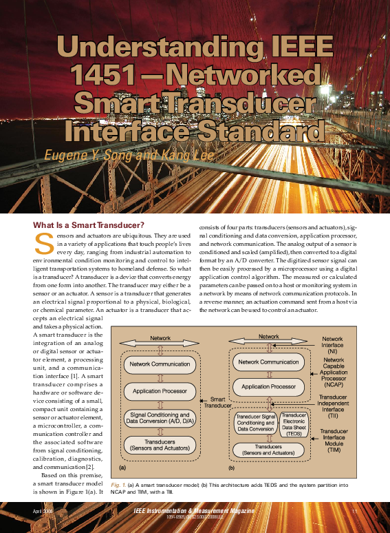 (PDF) Understanding IEEE 1451-Networked smart transducer interface standard - What is a smart ...
