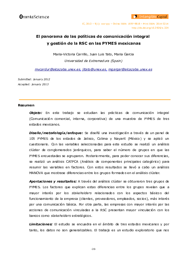 (PDF) The panorama of integrated marketing communication policies and ...