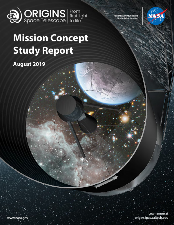 (PDF) Origins Space Telescope Mission Concept Study Report | S. Milam ...