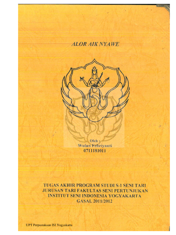(PDF) Alor Aik Nyawe