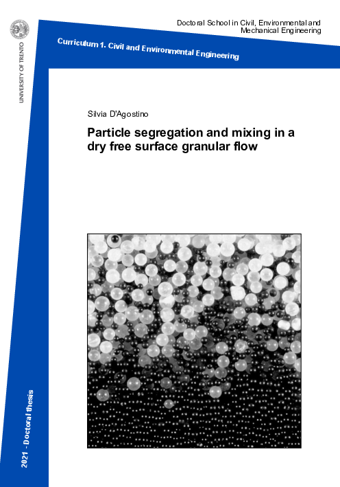 (PDF) Particle segregation and mixing in a dry free surface granular flow