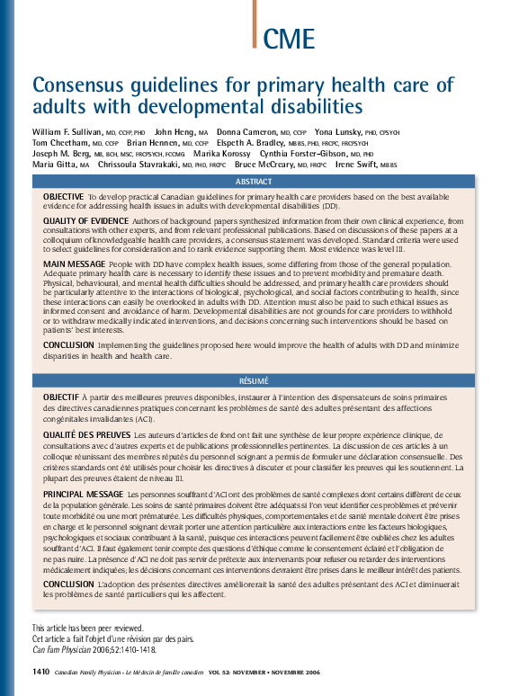 (PDF) Consensus guidelines for primary health care of adults with ...