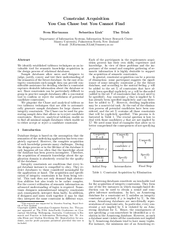 (PDF) Constraint acquisition you can chase but you cannot find