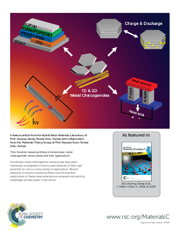 (PDF) Solution-based synthesis of anisotropic metal chalcogenide ...