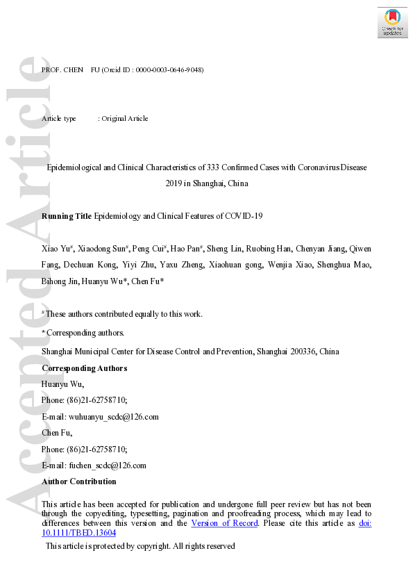 (PDF) MGRS in South America: Epidemiology & Outcomes
