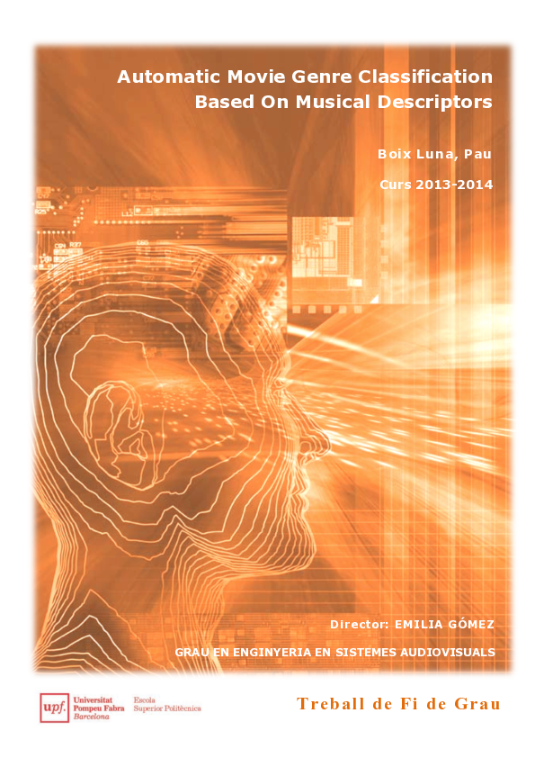 (PDF) Automatic movie genre classification based on musical descriptors