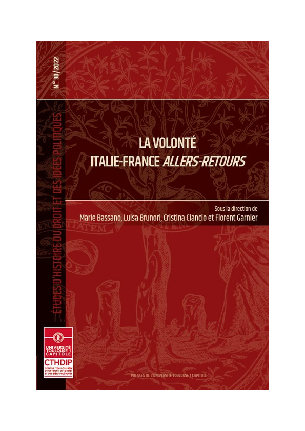 (PDF) "La volonté - Italie-France allers/retours"