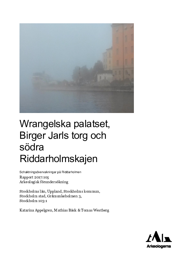 (PDF) Wrangelska palatset, Birger Jarls torg och södra Riddarholmskajen ...