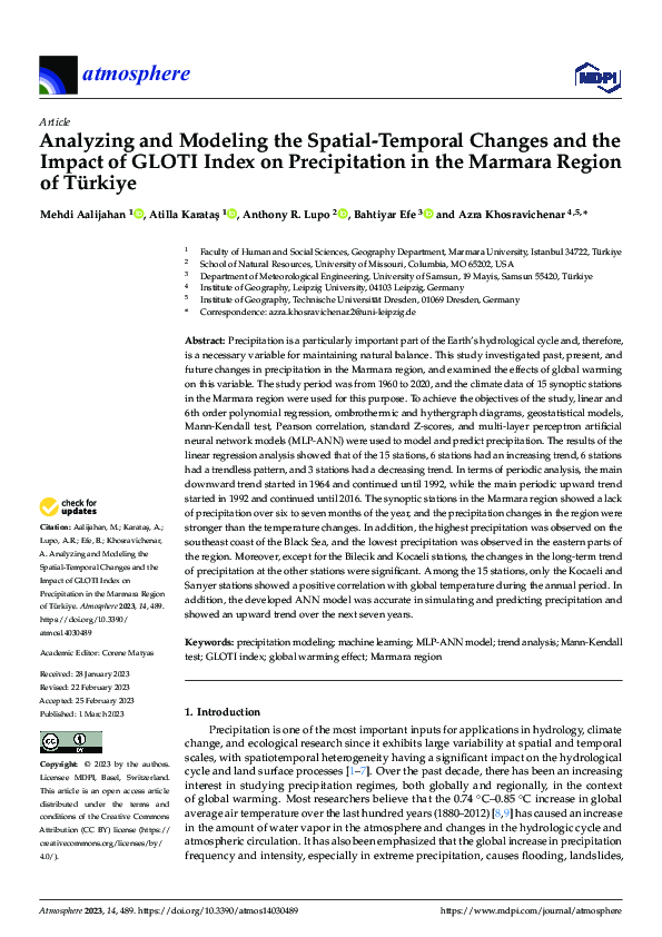 (PDF) Analyzing and Modeling the Spatial-Temporal Changes and the ...