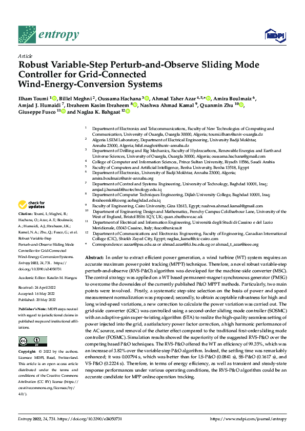 Robust Variable Step Perturb And Observe Sliding Mode Controller For Grid Connected Wind Energy