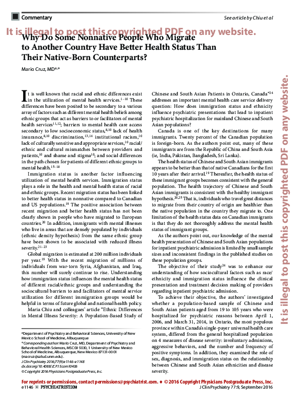 (PDF) Why Do Some Nonnative People Who Migrate to Another Country Have ...