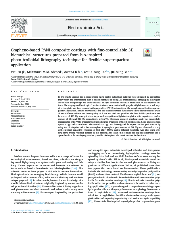 (PDF) Graphene-based PANI composite coatings with fine-controllable 3D ...