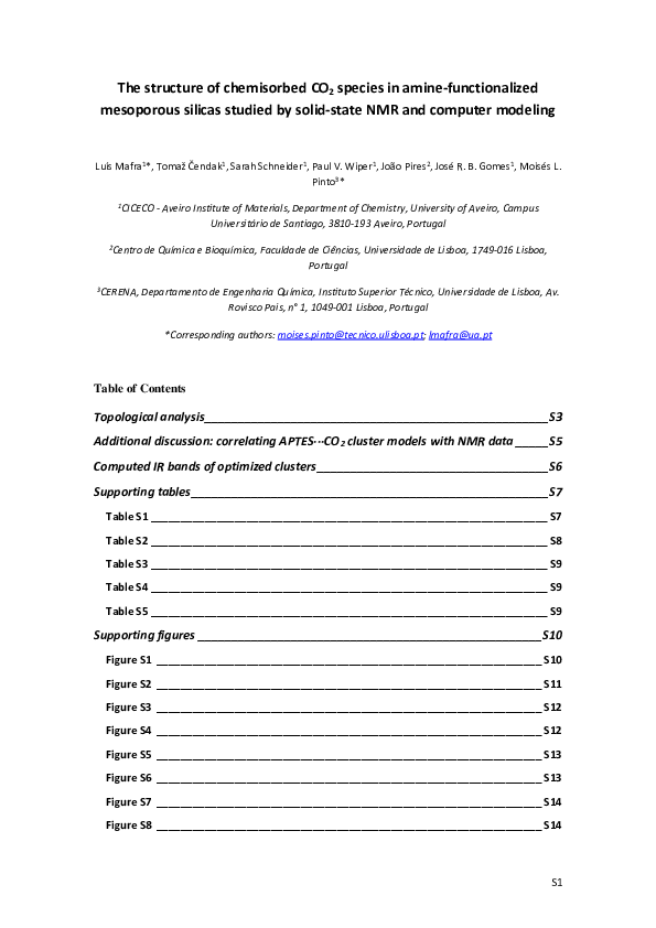 (PDF) Structure of Chemisorbed CO2 Species in Amine-Functionalized ...