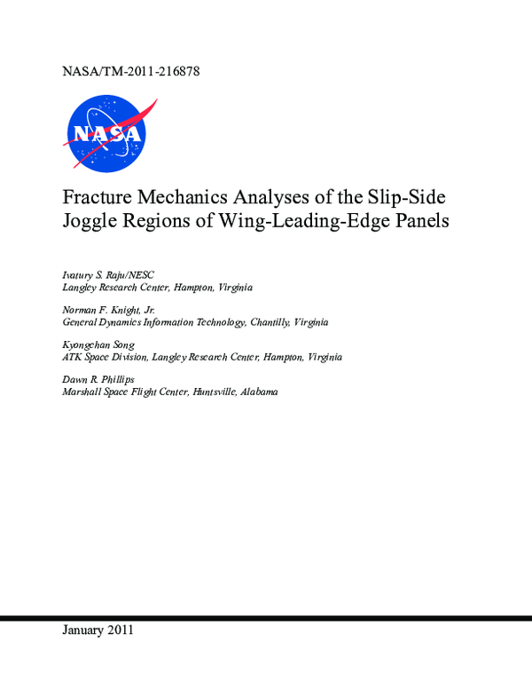 (PDF) Fracture mechanics analyses of the slip-side joggle regions of ...