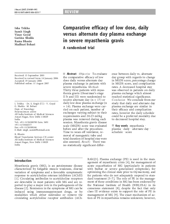(PDF) Comparative efficacy of low dose, daily versus alternate day ...