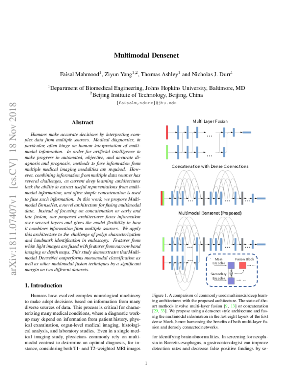 (PDF) Multimodal Densenet