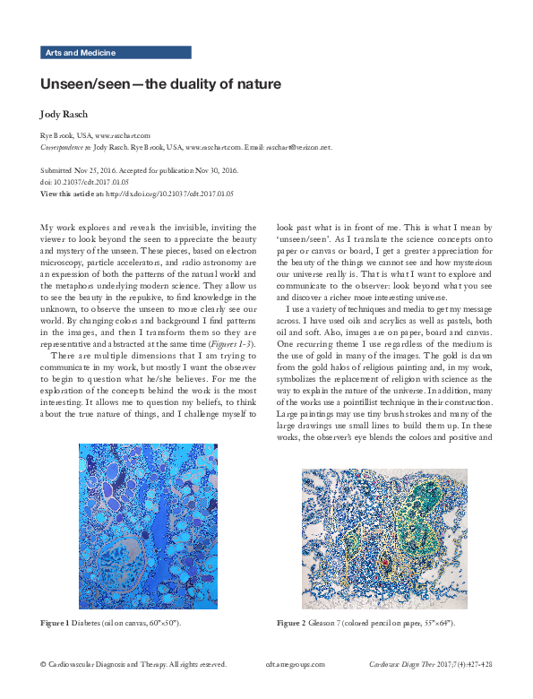(PDF) Unseen/seen—the duality of nature