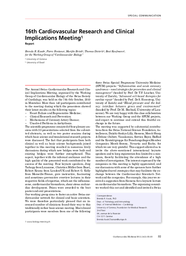 (PDF) 16th Cardiovascular Research and Clinical Implications Meeting ...