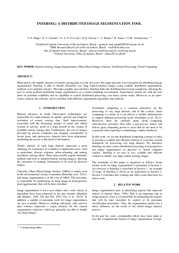 (PDF) InterSeg: a distributed image segmentation tool