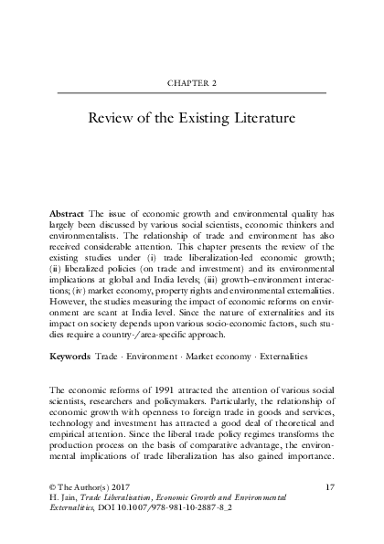 (PDF) Review of the Existing Literature