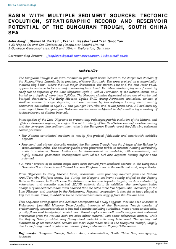 (PDF) Basin with Multiple Sediment Sources: Tectonic Evolution ...