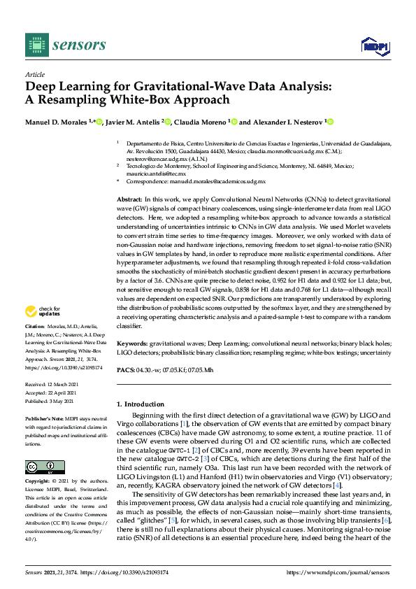 Pdf Deep Learning For Gravitational Wave Data Analysis A Resampling