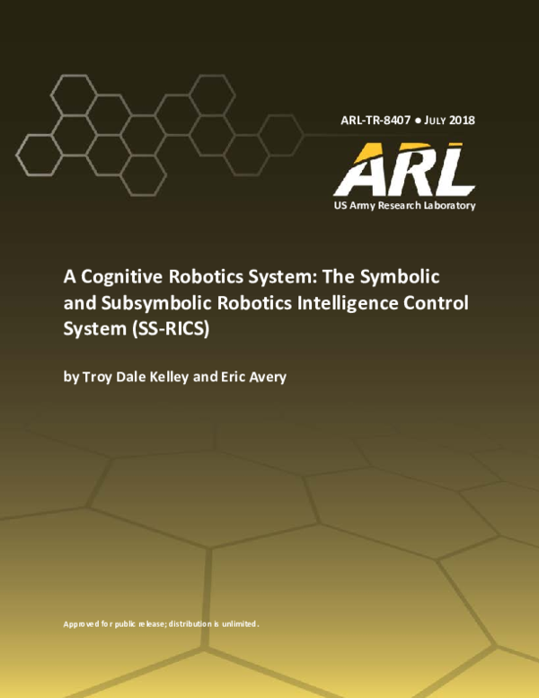 (PDF) Symbolic and Sub-symbolic Robotic Intelligence