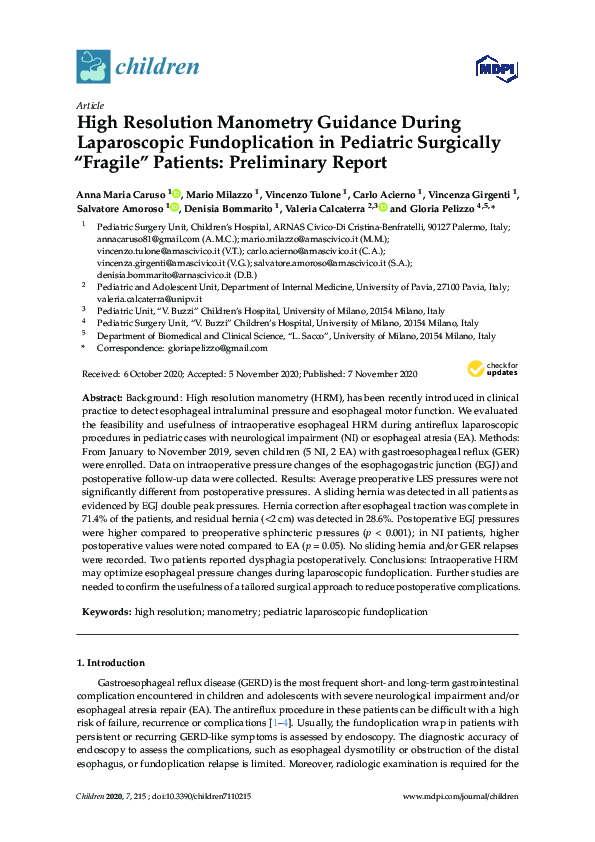 (PDF) High Resolution Manometry Guidance During Laparoscopic ...