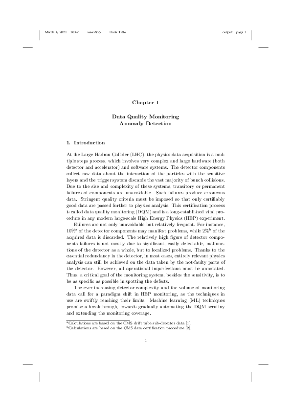 (PDF) Artificial Intelligence for High Energy Physics