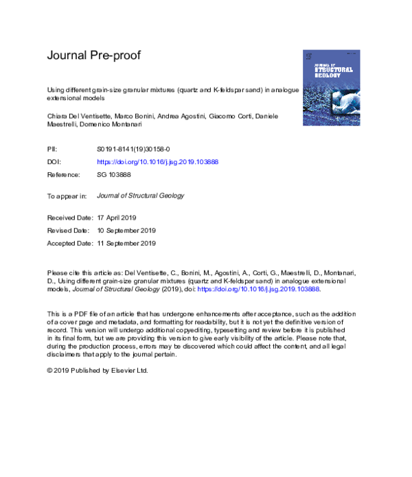 (PDF) Using different grain-size granular mixtures (quartz and K ...