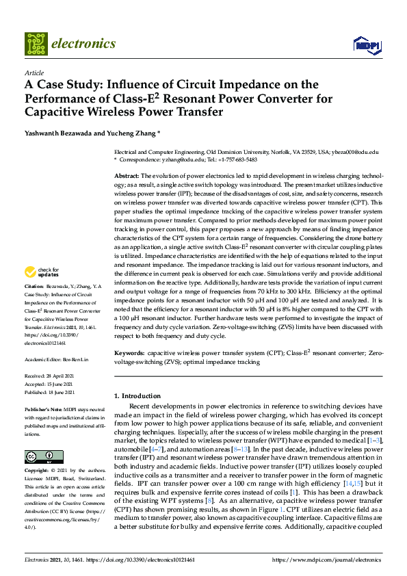 (PDF) A Case Study: Influence of Circuit Impedance on the Performance ...