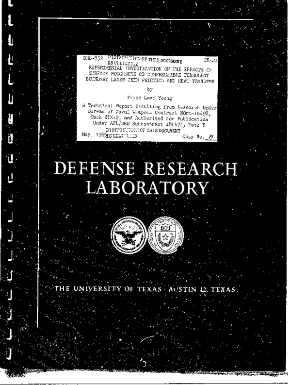 Pdf Experimental Investigation Of The Effects Of Surface Roughness On