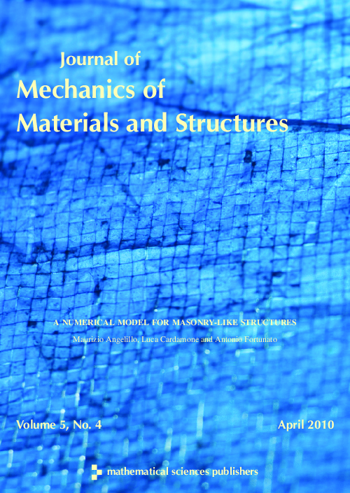 (PDF) A numerical model for masonry-like structures