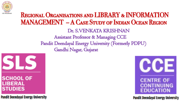 (PDF) Regional Organisations and LIBRARY & INFORMATION MANAGEMENT -A Case Study of Indian Ocean ...