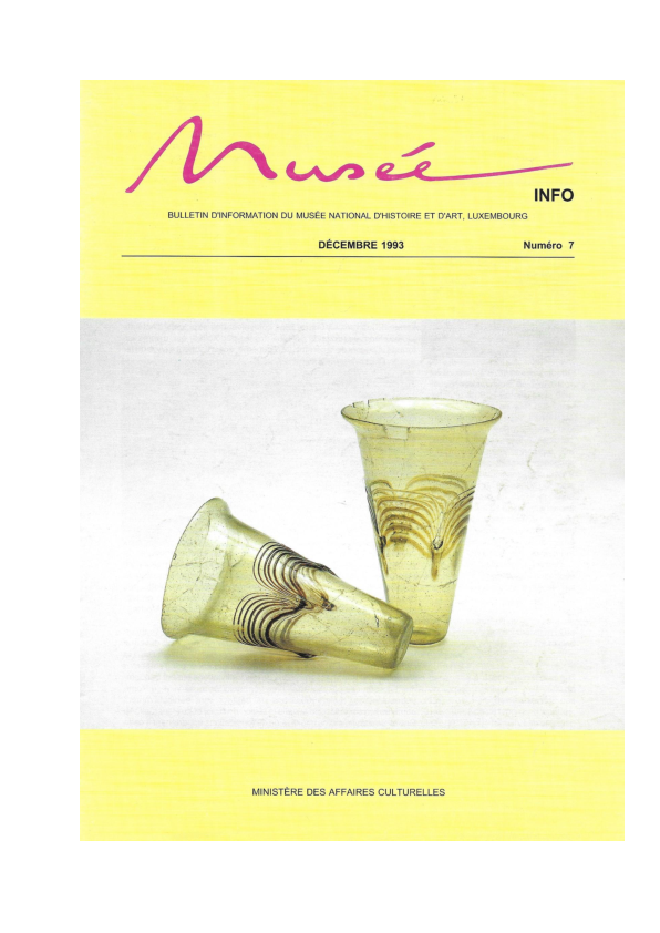 (PDF) Palais romain et habitat mérovingien à Walferdange-Helmsange