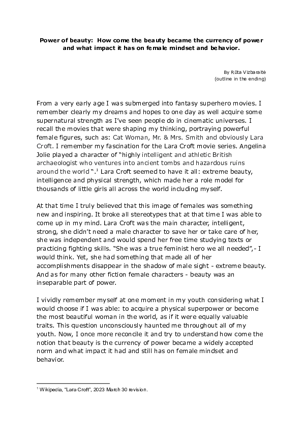 (PDF) Power of beauty: How come the beauty became the currency of power ...
