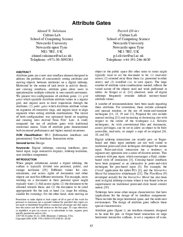 (PDF) Attribute gates