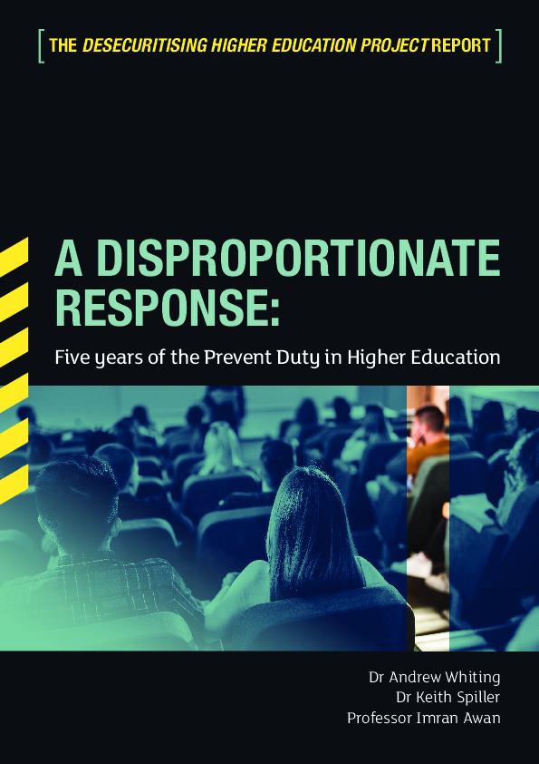 (PDF) A Disproportionate Response: Five years of the Prevent Duty in ...