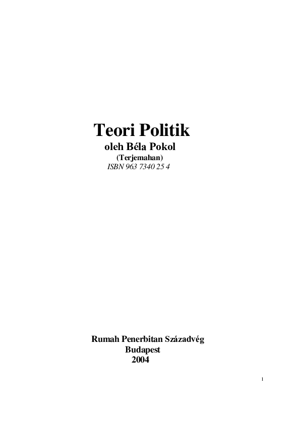 (PDF) Teori Politik