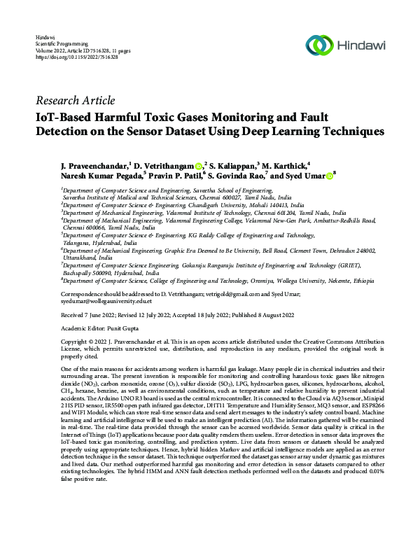 (PDF) IoT-Based Harmful Toxic Gases Monitoring and Fault Detection on the Sensor Dataset Using ...