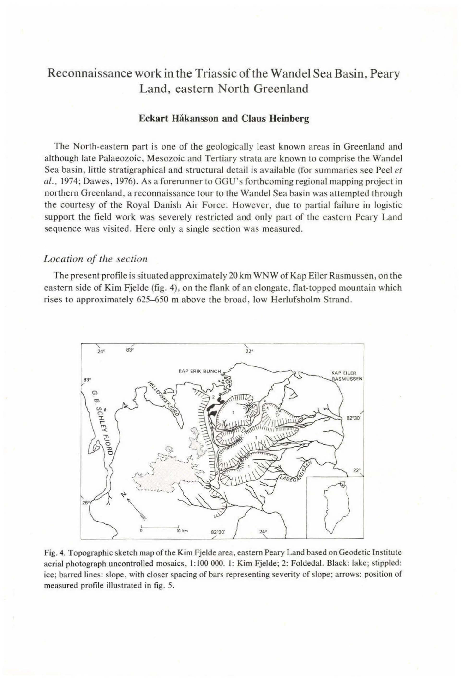 (PDF) Reconnaissance work in the Triassic of the Wandel Sea Basin ...