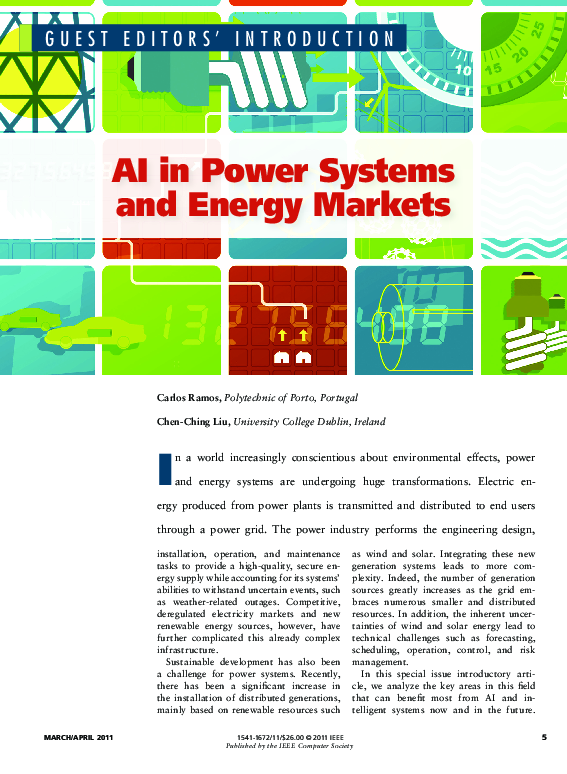 (PDF) AI in Power Systems and Energy Markets