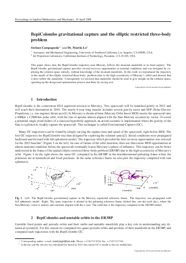 (PDF) BepiColombo