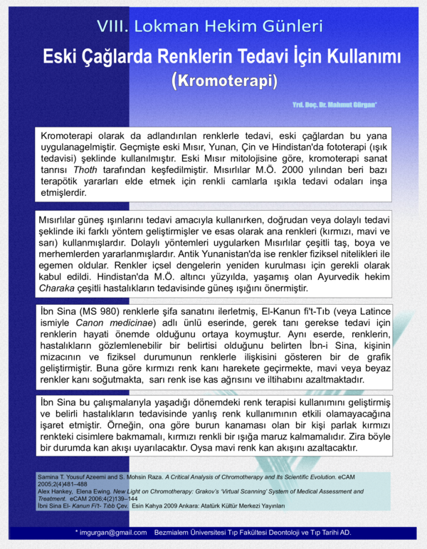 (PDF) The Use of Colors in the Treatment in Ancient Ages (Chromotherapy ...