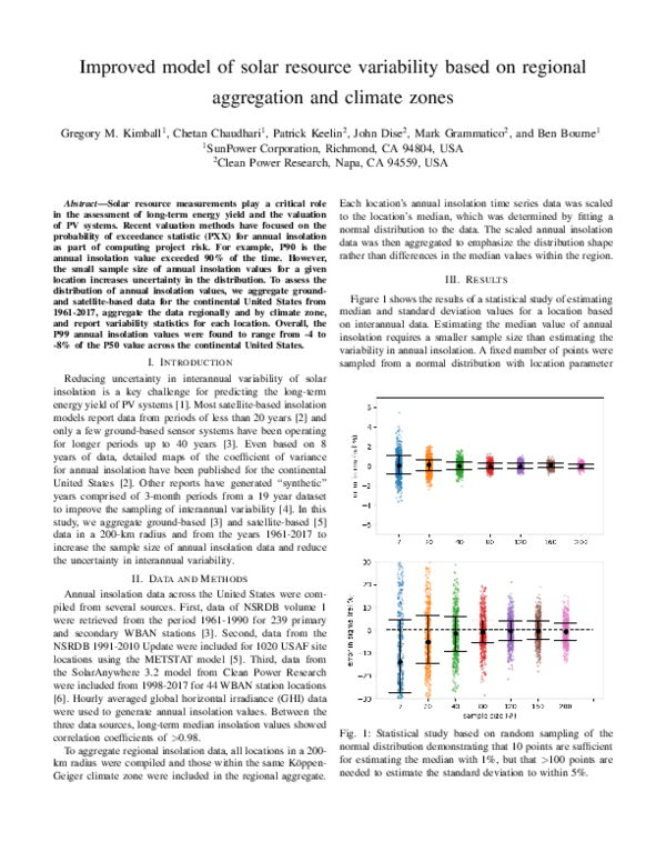(PDF) Improved model of solar resource variability based on aggregation ...