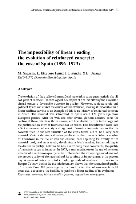(PDF) The impossibility of linear reading the evolution of reinforced ...