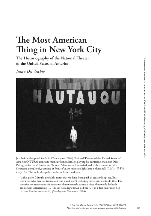 (PDF) The Most American Thing in New York City: The Historiography of ...