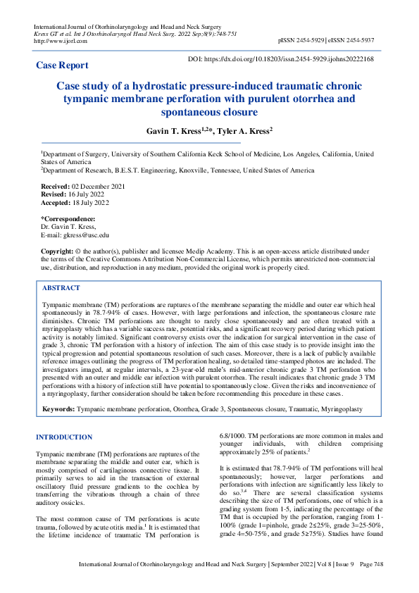(PDF) Case study of a hydrostatic pressure-induced traumatic chronic ...