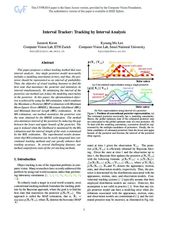 (PDF) Interval Tracker: Tracking by Interval Analysis